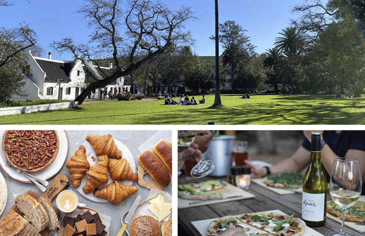 Vadas Smokehouse & Bakery at Spier offers lots of space