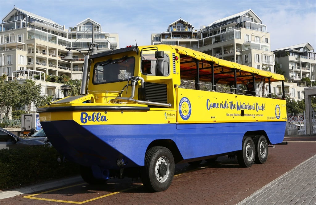 Cape Town Launches First Amphibious 'Waterfront Duck' Bus